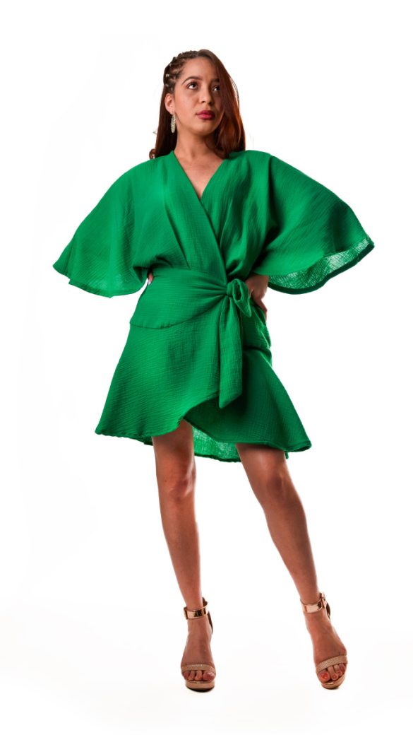 The Nettle Wrap Dress - Free Sewing Pattern | Mood Sewciety