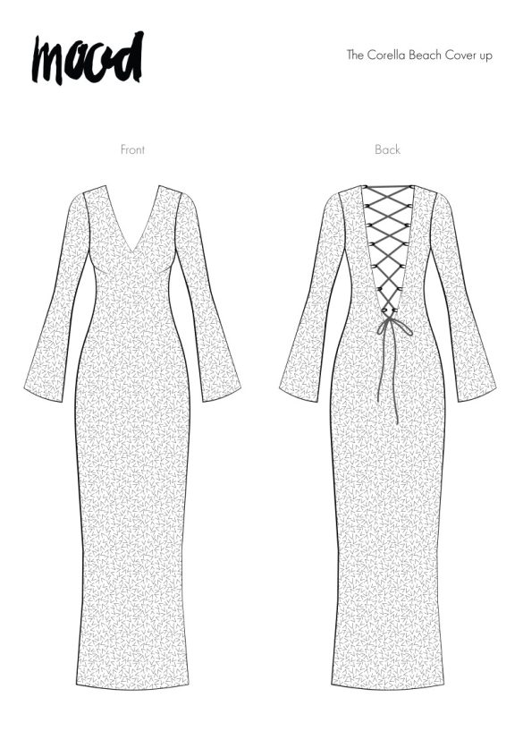 The Corella Beach Cover Up Free Sewing Pattern | Mood Sewciety
