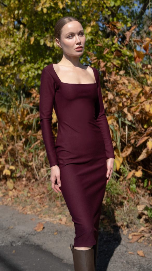 The Margaux Bodycon Dress Free Sewing Pattern | Mood Sewciety