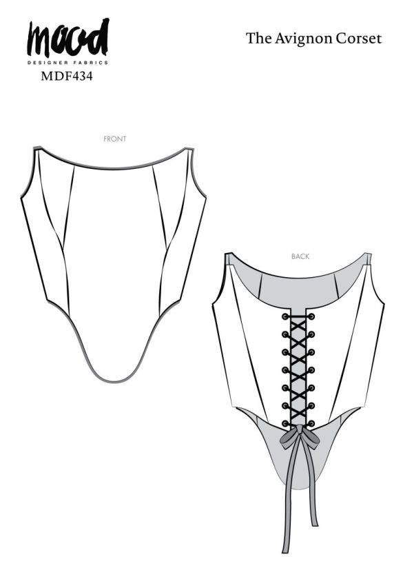 Avignon Corset Free Sewing Pattern - Mood Fabrics Blog