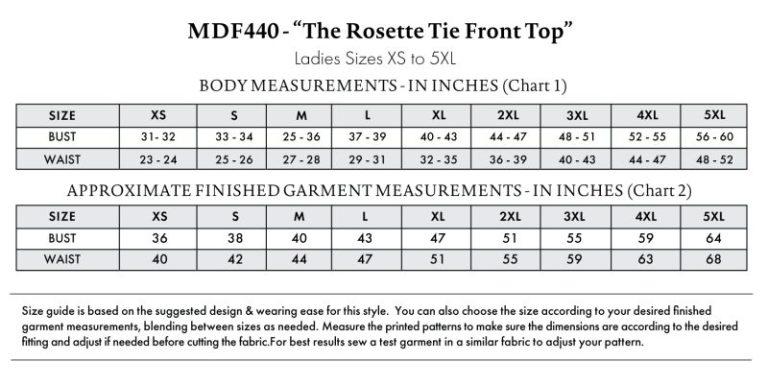 Rosette Tie Front Top Free Sewing Pattern - Mood Fabrics