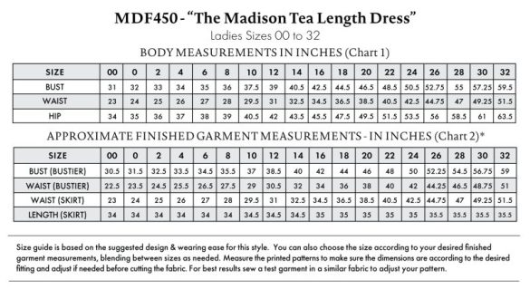 Madison Tea Length Dress Free Sewing Pattern - Mood Fabrics