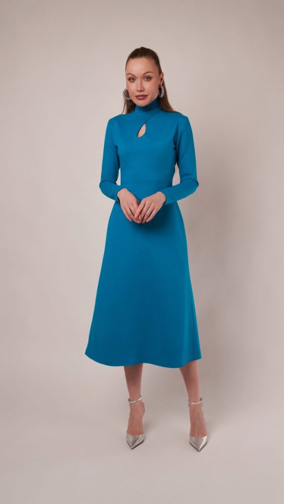 Topeka Keyhole Dress Free Sewing Pattern | Mood Fabrics