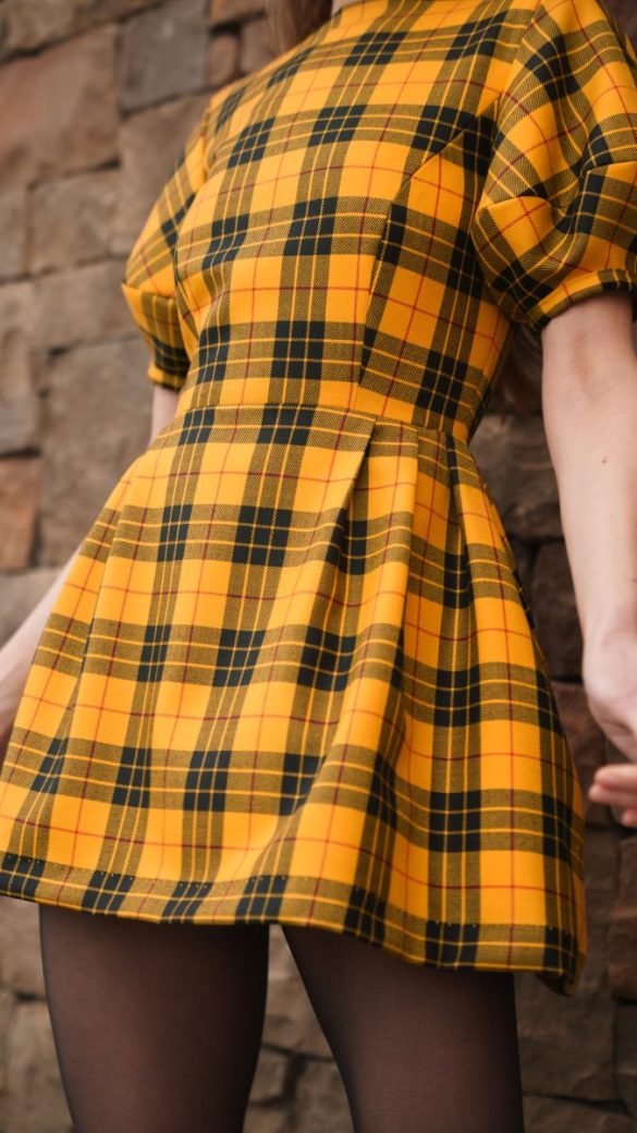 Silverstone Mini Dress Free Sewing Pattern | Mood Fabrics