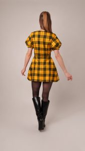 Silverstone Mini Dress Free Sewing Pattern | Mood Fabrics