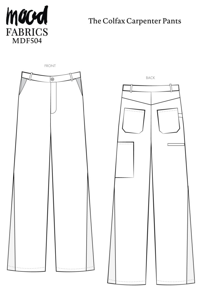 Clarkston and Colfax Carpenter Pants Sewing Patterns | Mood