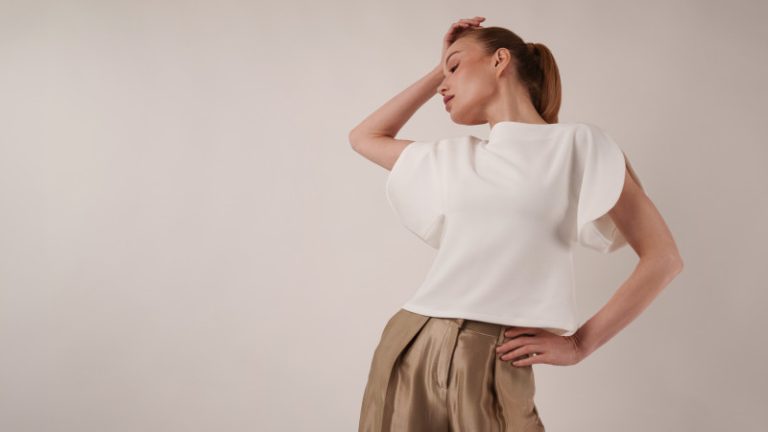 The Merano Balloon Sleeve Blouse Free Sewing Pattern | Mood