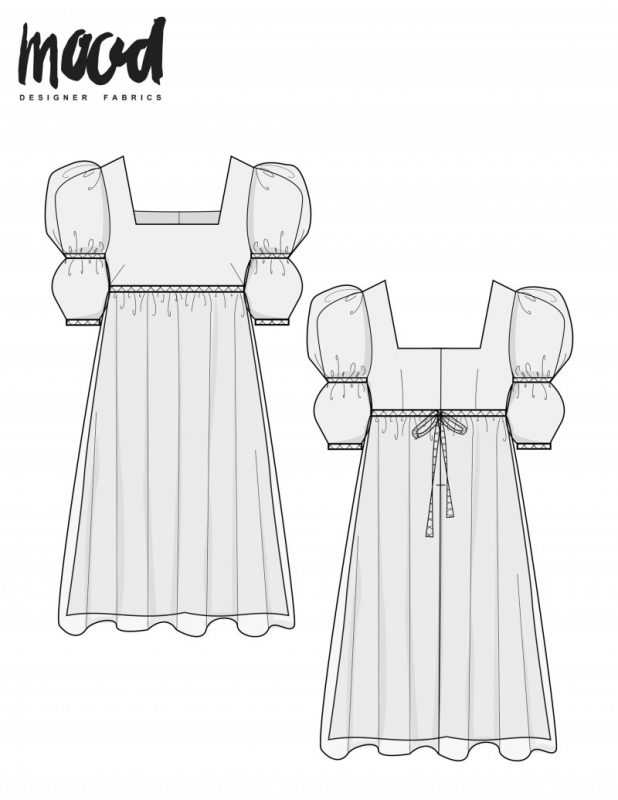 The Bridgerton Dress - Free Sewing Pattern | Mood Sewciety