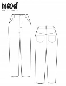 The Calamint Jeans - Free Sewing Pattern | Mood Sewciety