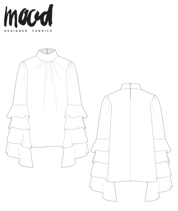 The Calendula Blouse - Free Sewing Pattern | Mood Sewciety