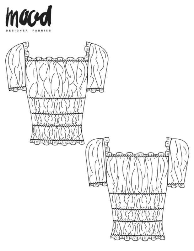 The Camellia Top - Free Sewing Pattern - Mood Sewciety
