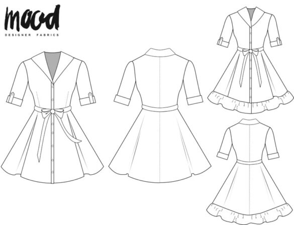 The Cypress Dress - Free Sewing Pattern | Mood Sewciety