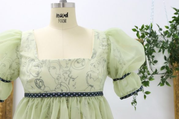 The Bridgerton Dress - Free Sewing Pattern | Mood Sewciety
