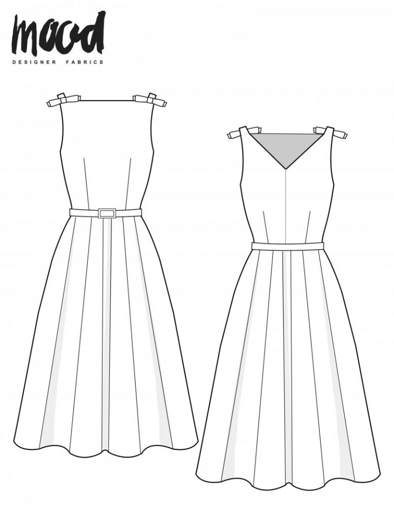 The Maisel Dress - Free Sewing Pattern | Mood Sewciety