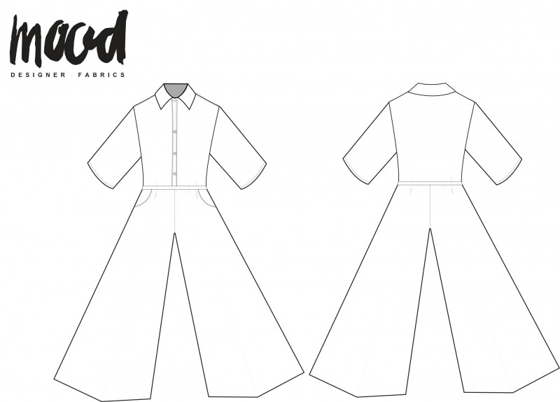 The Perilla Jumpsuit - Free Sewing Pattern - Mood Sewciety