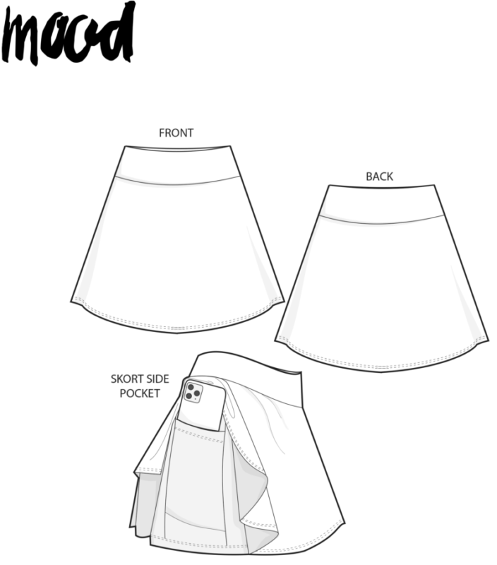 The Arbor Skort - Free Sewing Pattern | Mood Sewciety