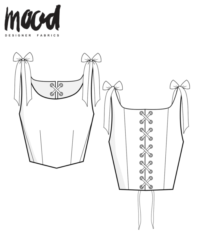 The Spearmint Corset - Free Sewing Pattern | Mood Sewciety