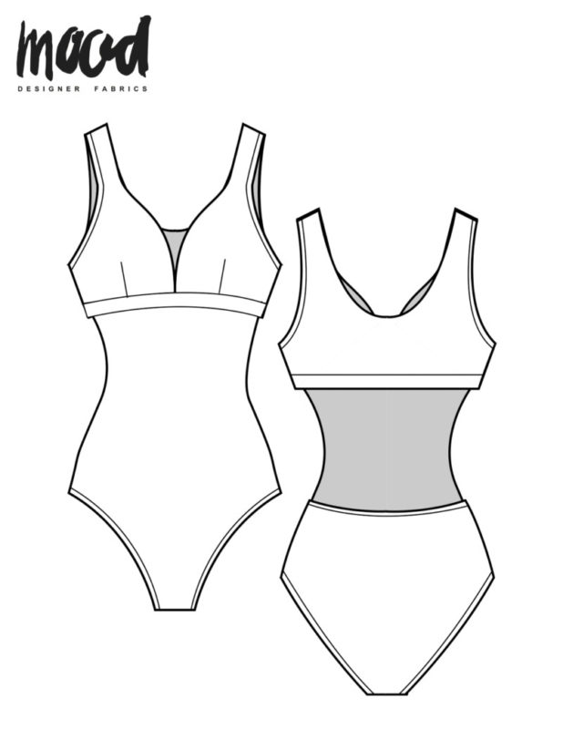 The Speedwell Swimsuit - Free Sewing Pattern | Mood Sewciety
